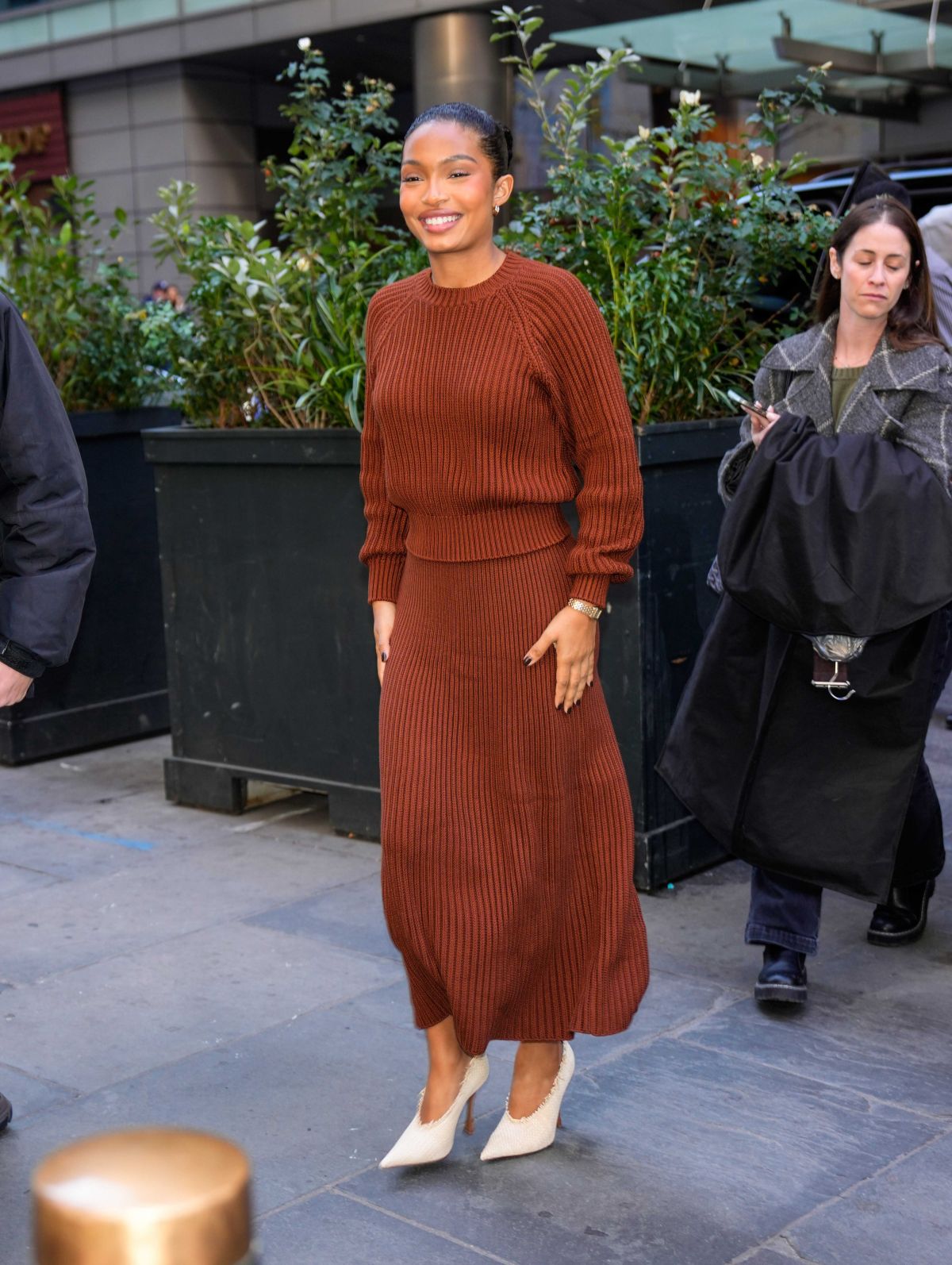 YARA SHAHIDI Out and About in New York City 11/18/2024 – HawtCelebs