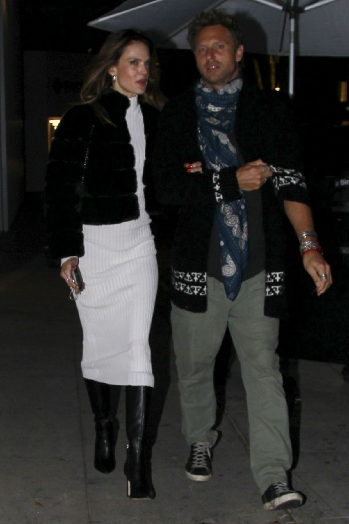 ALESSANDRA AMBROSIO and Her New Boyfriend Buck Palmer Celebrates His ...