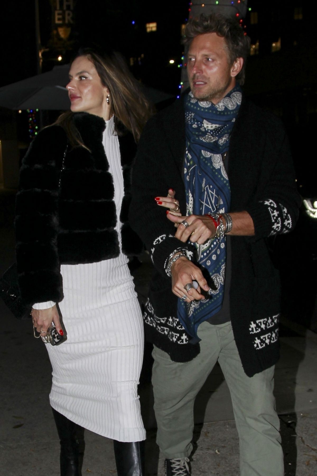 ALESSANDRA AMBROSIO and Her New Boyfriend Buck Palmer Celebrates His ...