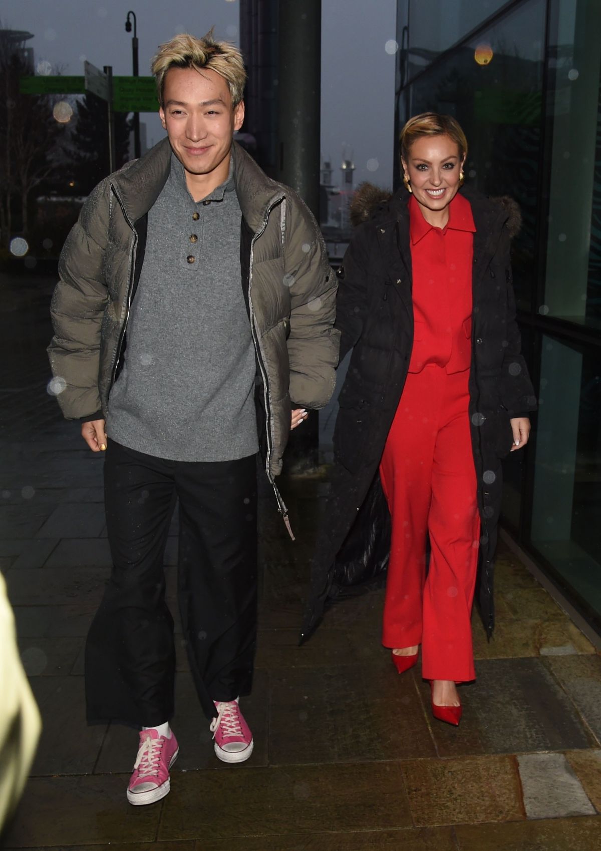AMY DOWDEN Leaves BBC Breakfast Studios in Manchester 12/18/2024 ...
