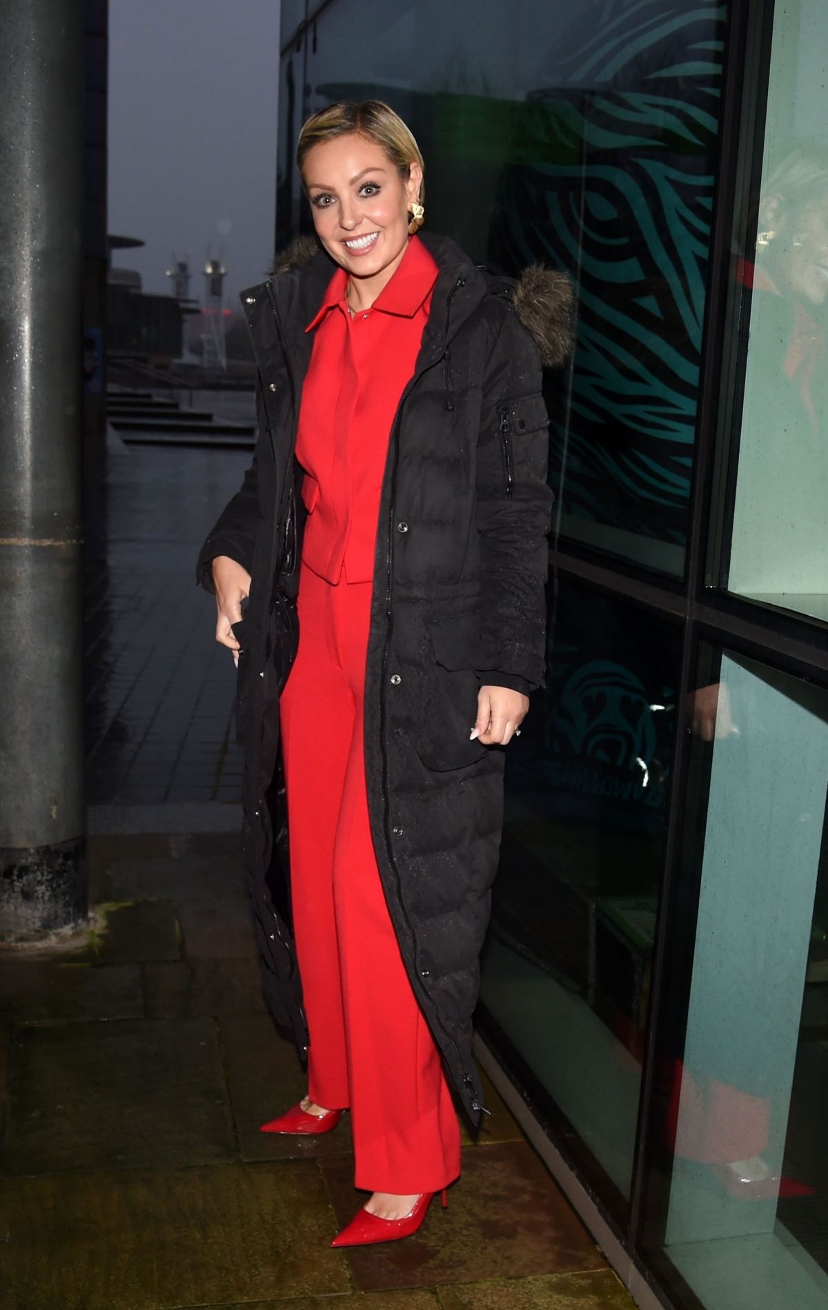 AMY DOWDEN Leaves BBC Breakfast Studios in Manchester 12/18/2024 ...