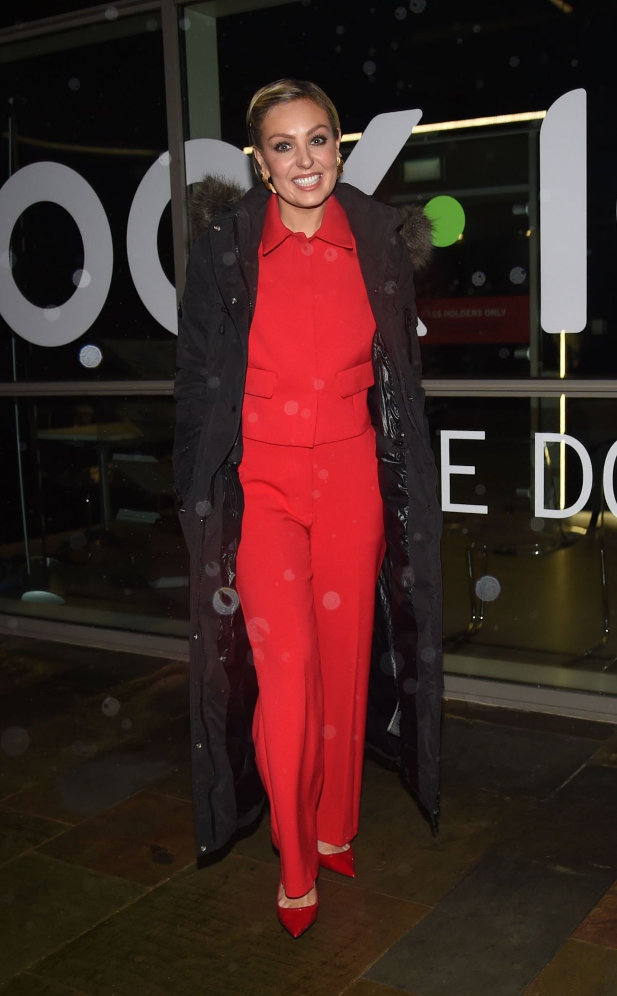 AMY DOWDEN Leaves BBC Breakfast Studios in Manchester 12/18/2024 ...