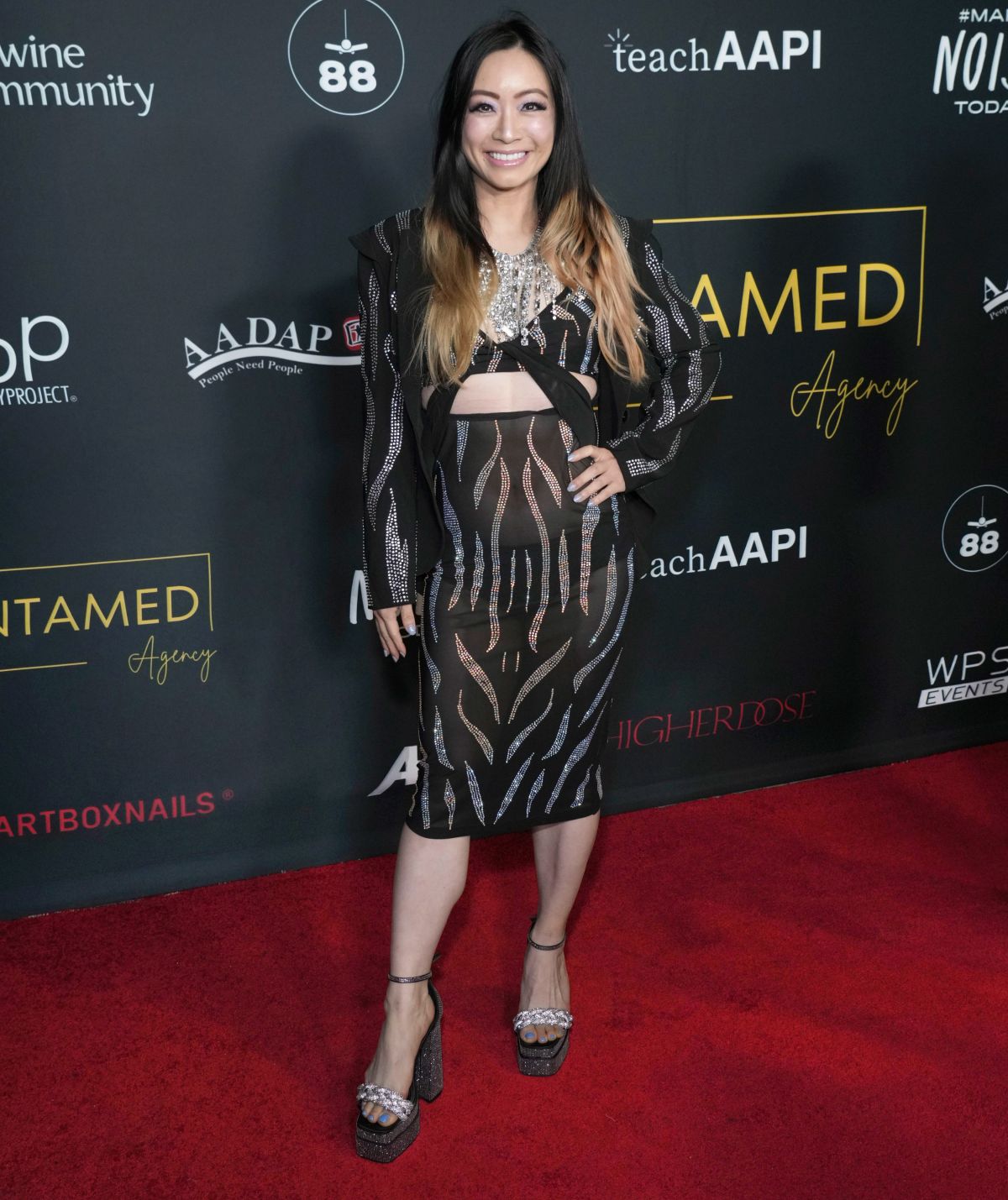 CALISTA WU at Untamed AAPI Holiday Charity Gala in Los Angeles 12/17 ...