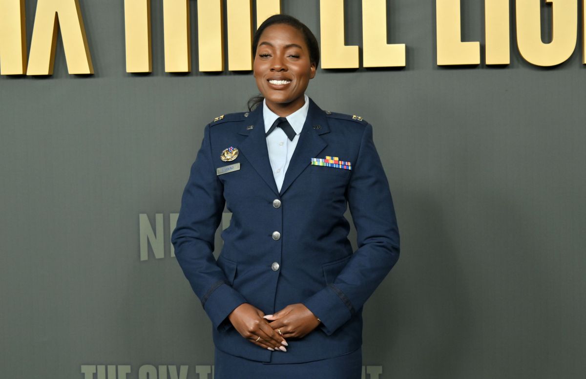 CAPT. JASMINE MANNING at The Six Triple Eight Premiere at Egyptian ...