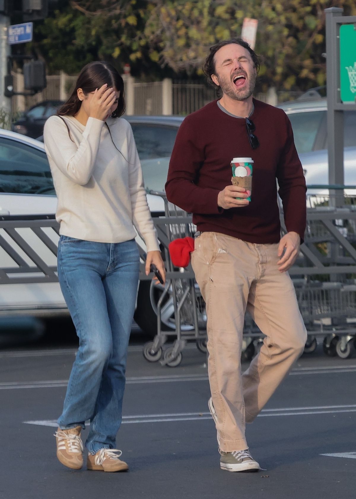 CAYLEE COWAN and Casey Affleck Out on Grocery Shopping at Lazy Acres in ...