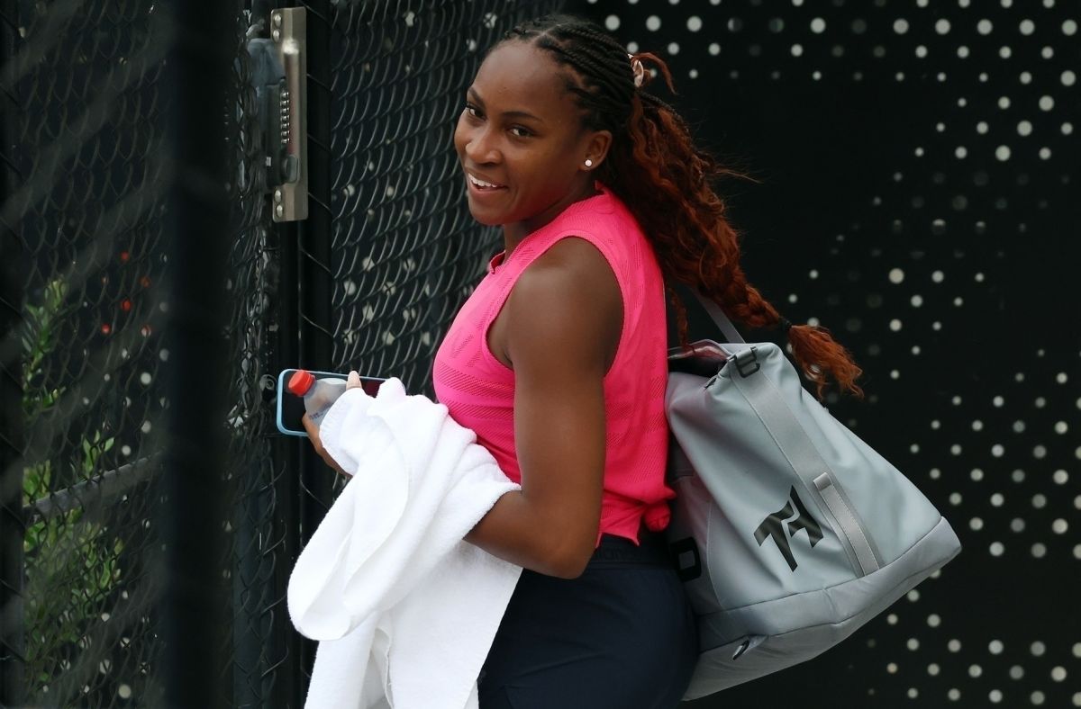 COCO GAUFF at Training Court at RAC Arena in Perth 12/29/2024 – HawtCelebs