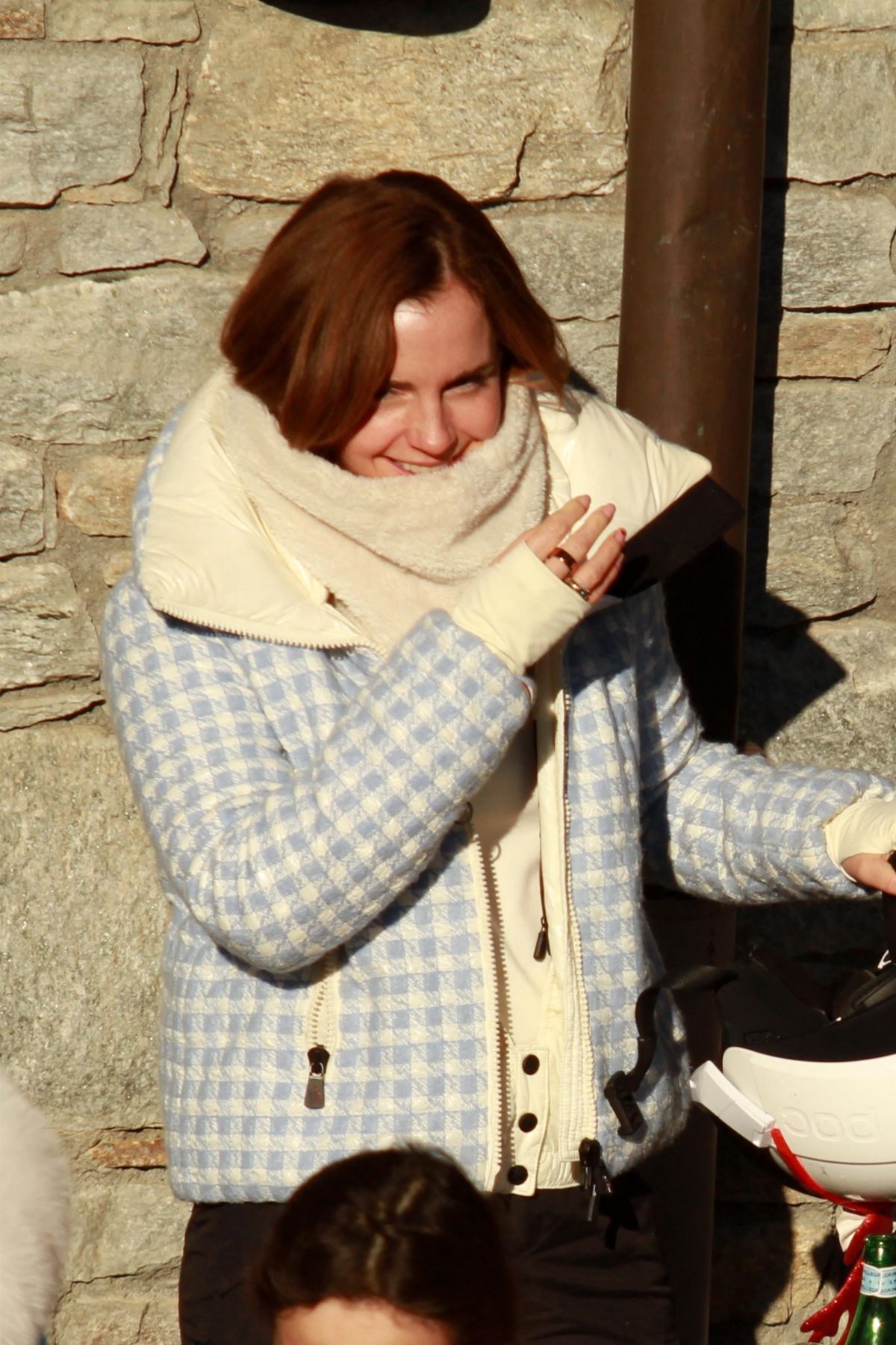 EMMA WATSON Out Skiing with Friends on a Christmas Holiday in ...