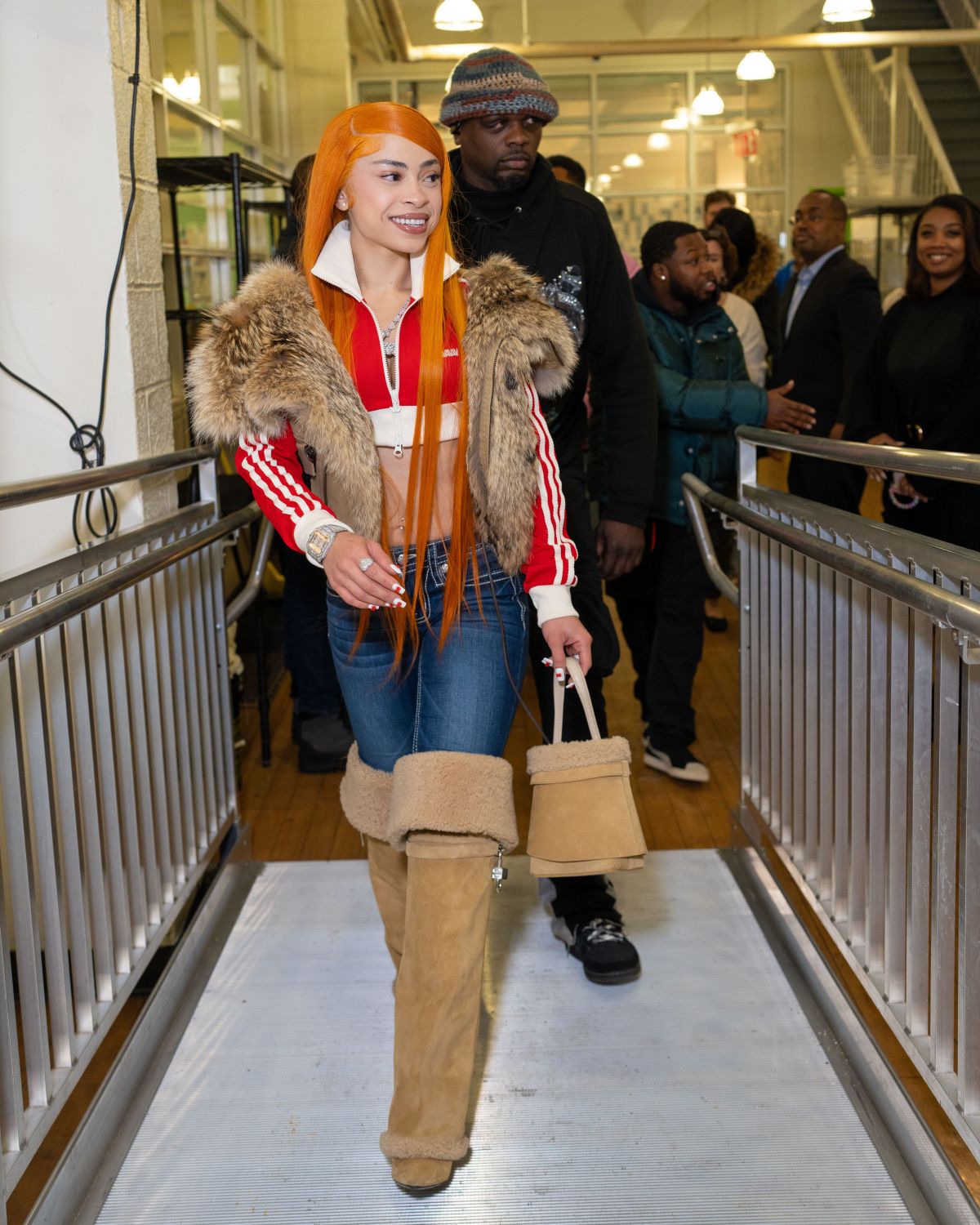 ICE SPICE Arrives at BronxWorks Girls Empowerment Day in New York 12/23 ...