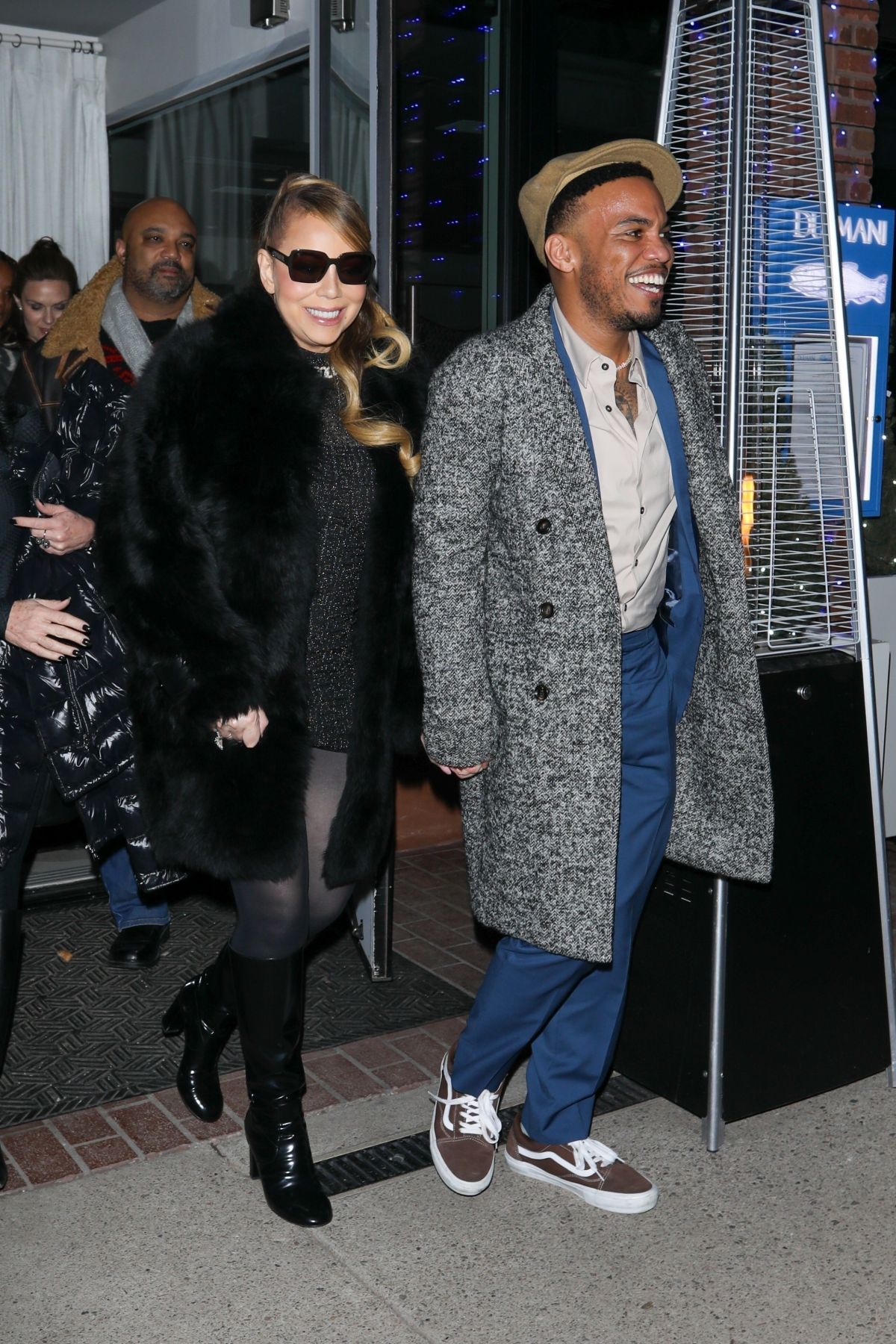 MARIAH CAREY and Anderson .Paak Look Out for Dinner Date in Aspen 12/29 ...