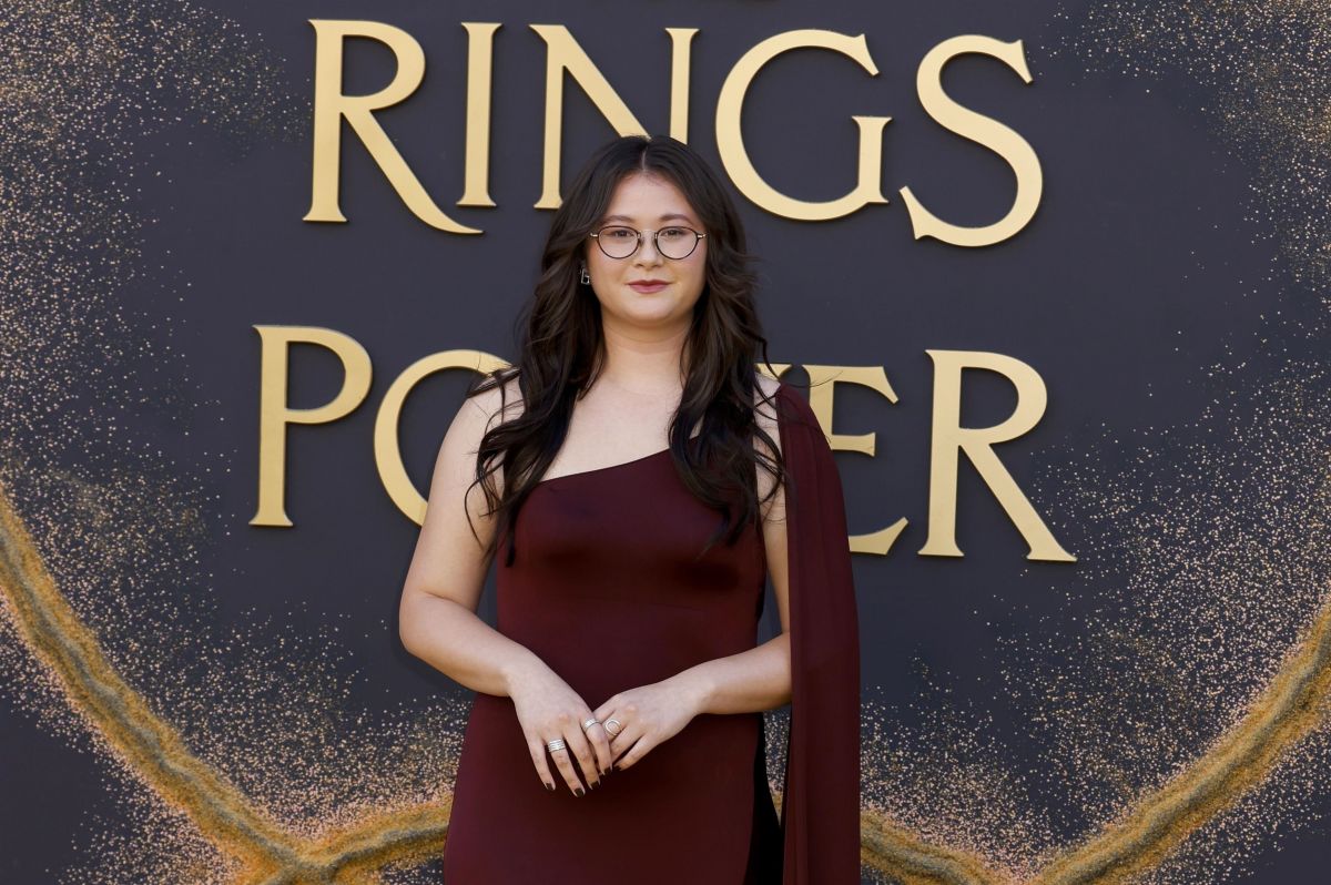 MEGAN RICHARDS at The Rings of Power Season 2 Premiere in London 08/20 ...