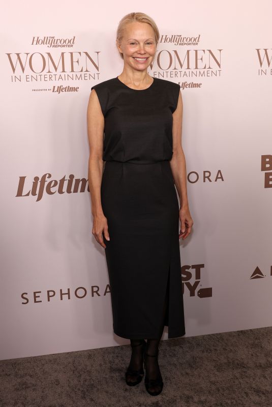 PAMELA ANDERSON at Hollywood Reporter’s Annual Women in Entertainment ...