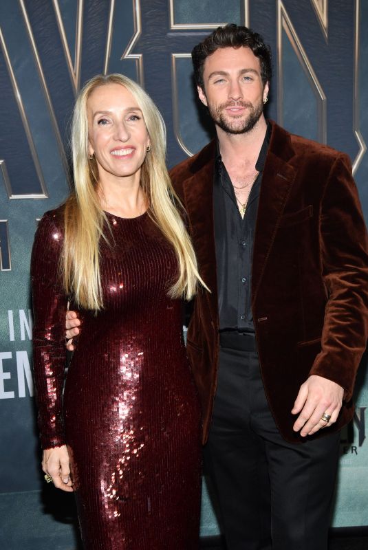 SAM TAYLOR-JOHNSON at Kraven The Hunter Premiere at AMC Lincoln Square ...