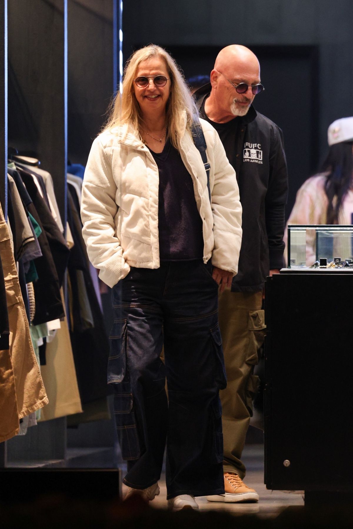 TERRY MANDEL Out for Christmas Shopping at Feature Sneaker Boutique in ...