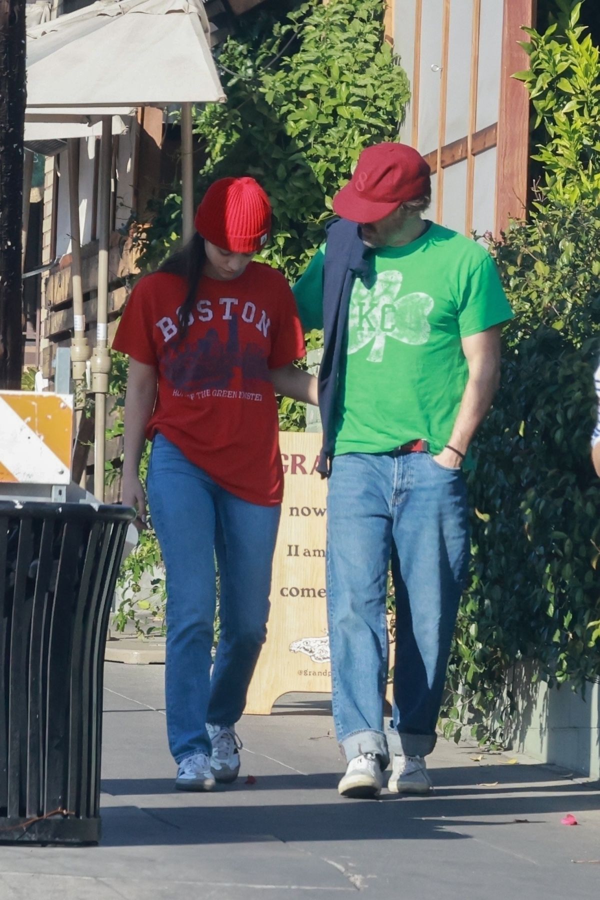 CAYLEE COWAN and Casey Affleck Out for a New Year’s Eve Lunch at All ...