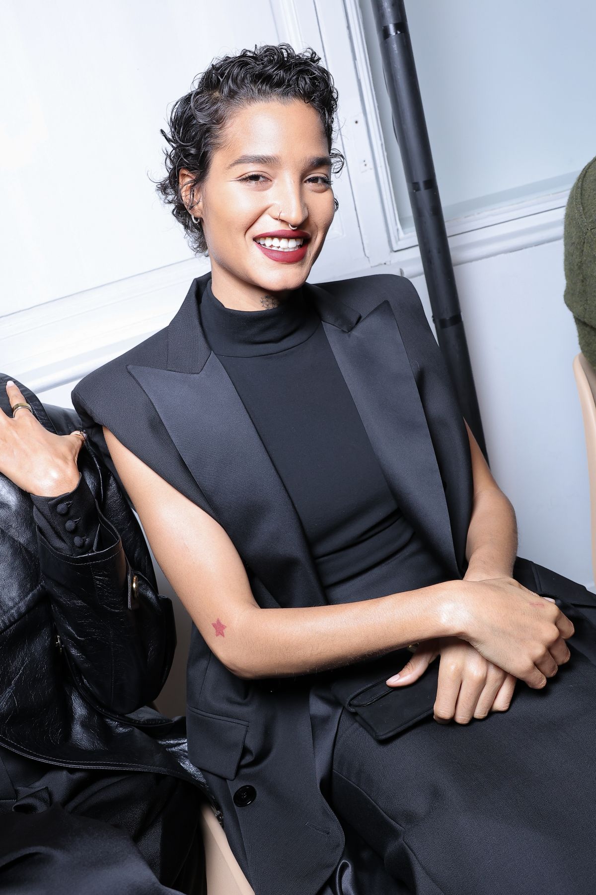 INDYA MOORE at Alexandre Vauthier Haute Couture Spring-Summer 2025 Show ...