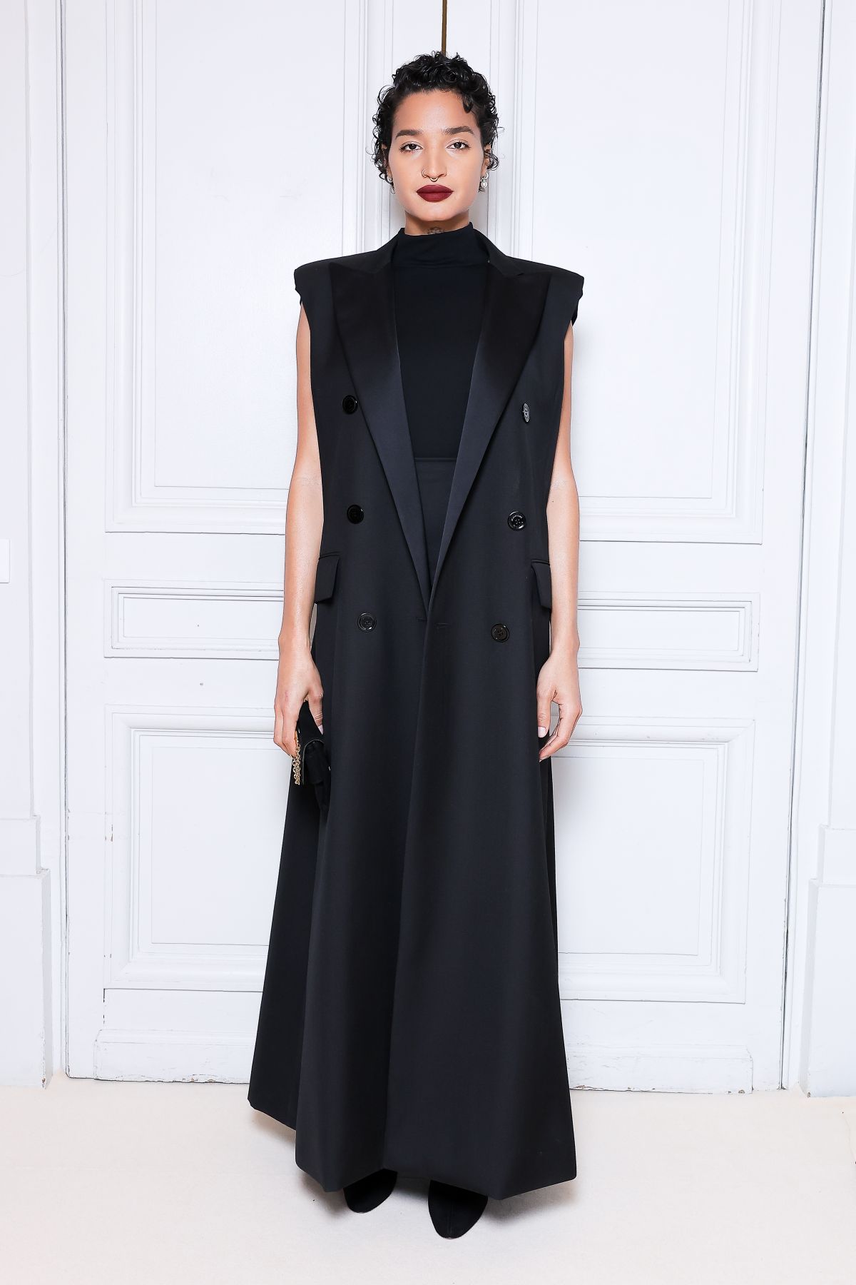 INDYA MOORE at Alexandre Vauthier Haute Couture Spring-Summer 2025 Show ...