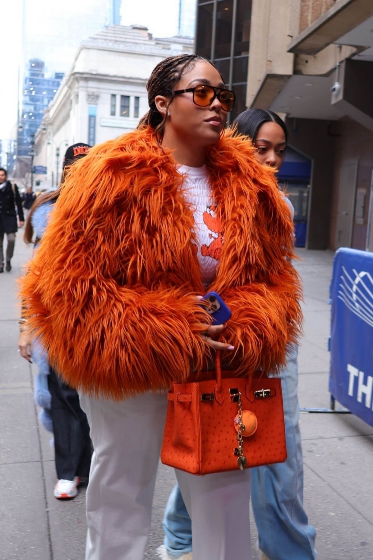 JORDYN WOODS Arrives at New York Knicks Game at Madison Square Garden ...