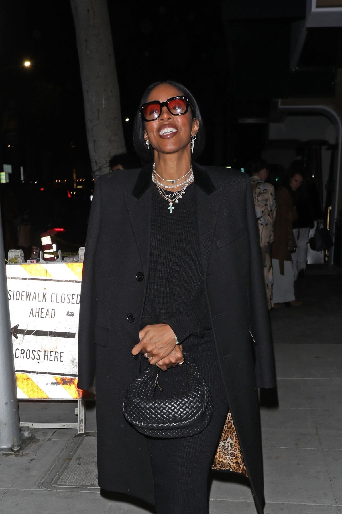 KELLY ROWLAND Out for Dinner with a Friend at Marea Italian Restaurant ...