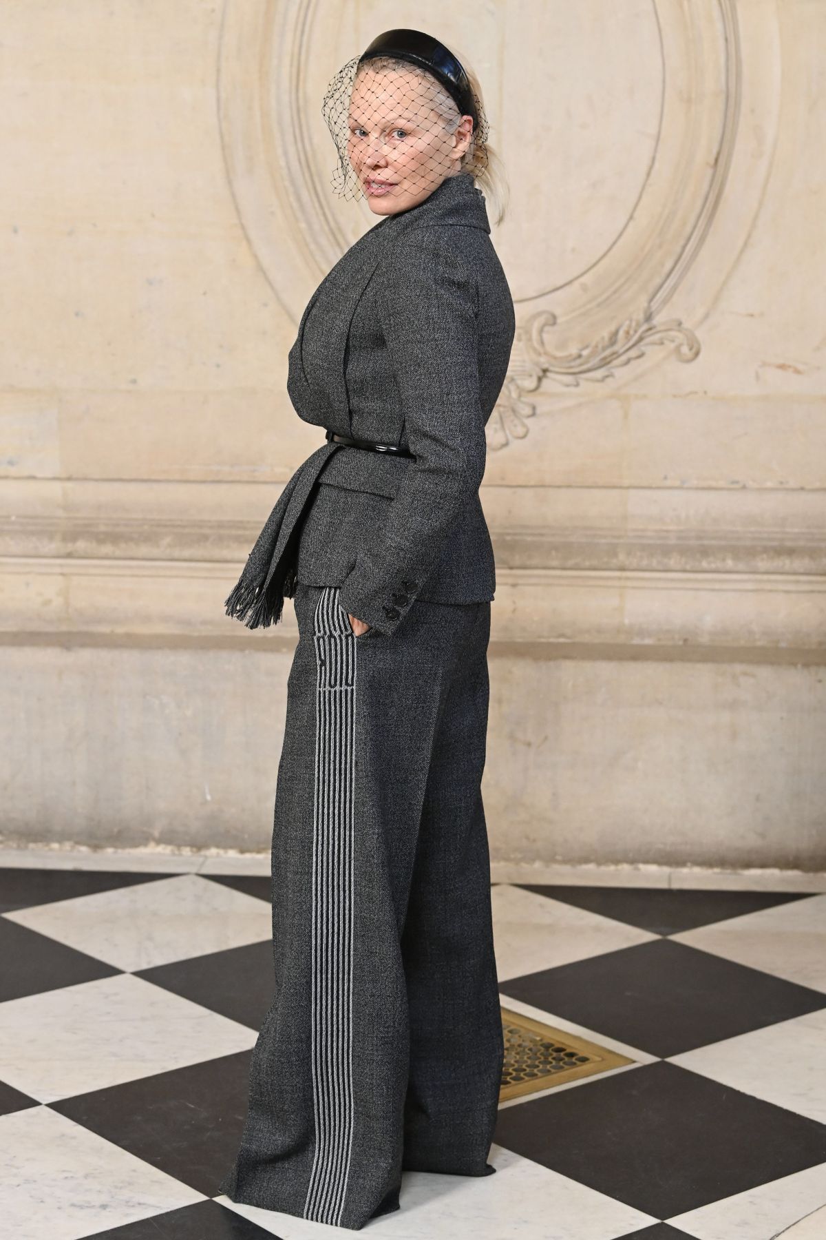 PAMELA ANDERSON at Christian Dior Haute Couture Show at Paris Fashion ...
