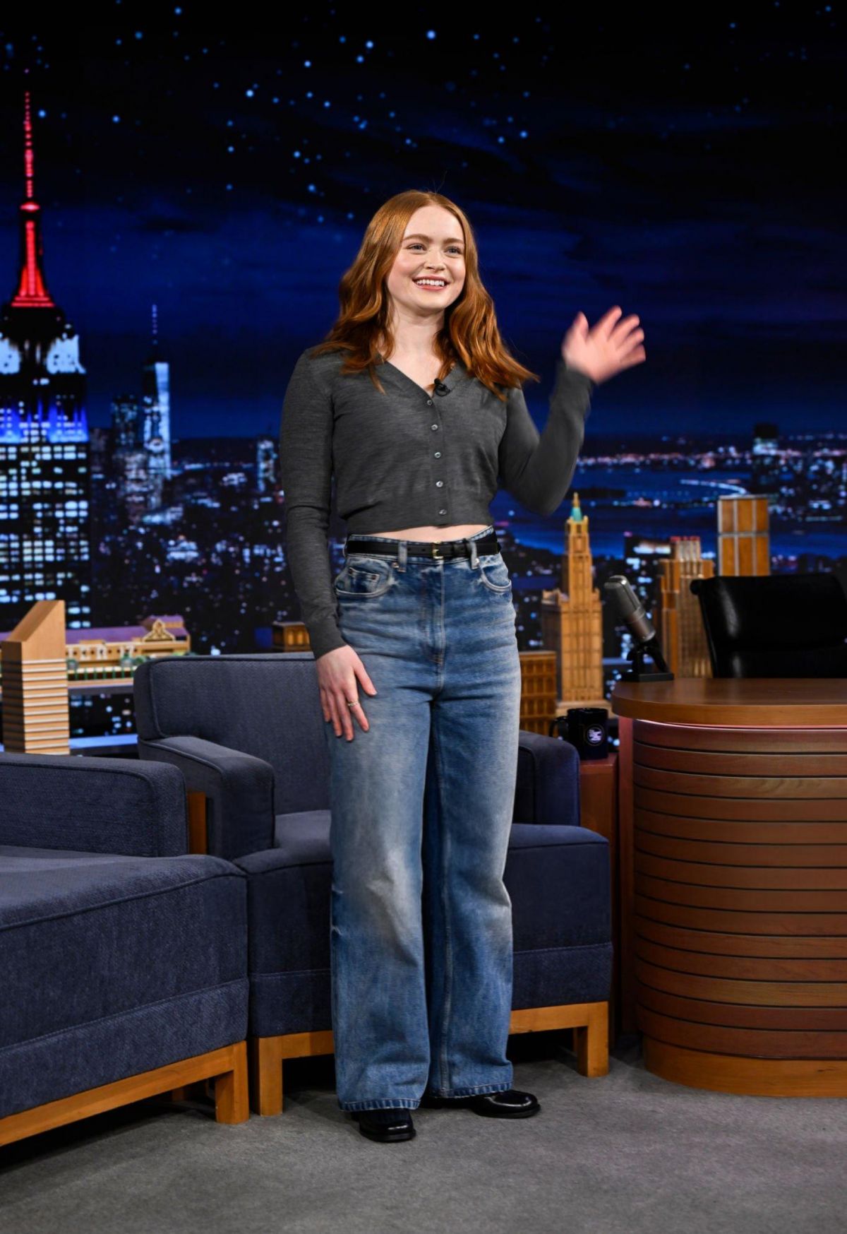 SADIE SINK at Tonight Show Starring Jimmy Fallon in New York 01/30/2025 ...