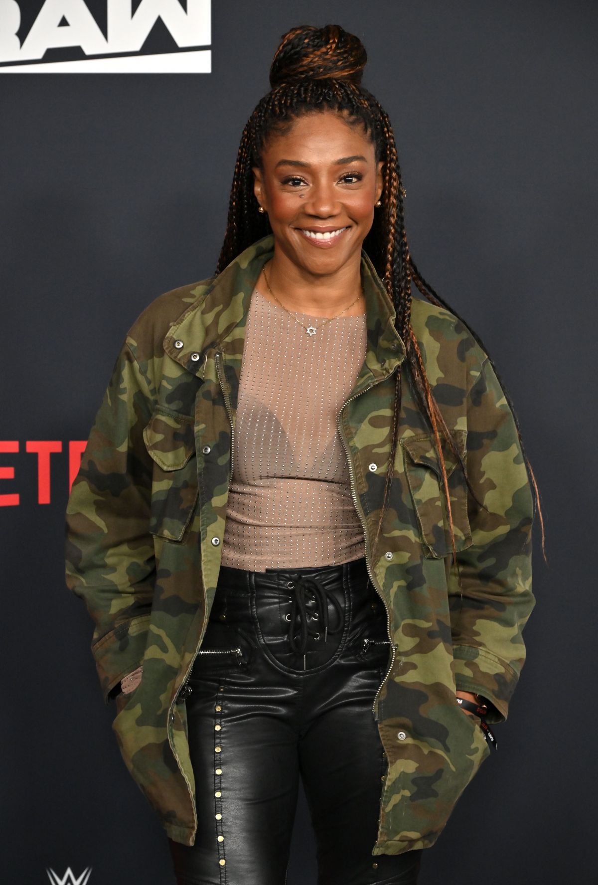 TIFFANY HADDISH at WWE Monday Night RAW Premiere at Intuit Dome in ...