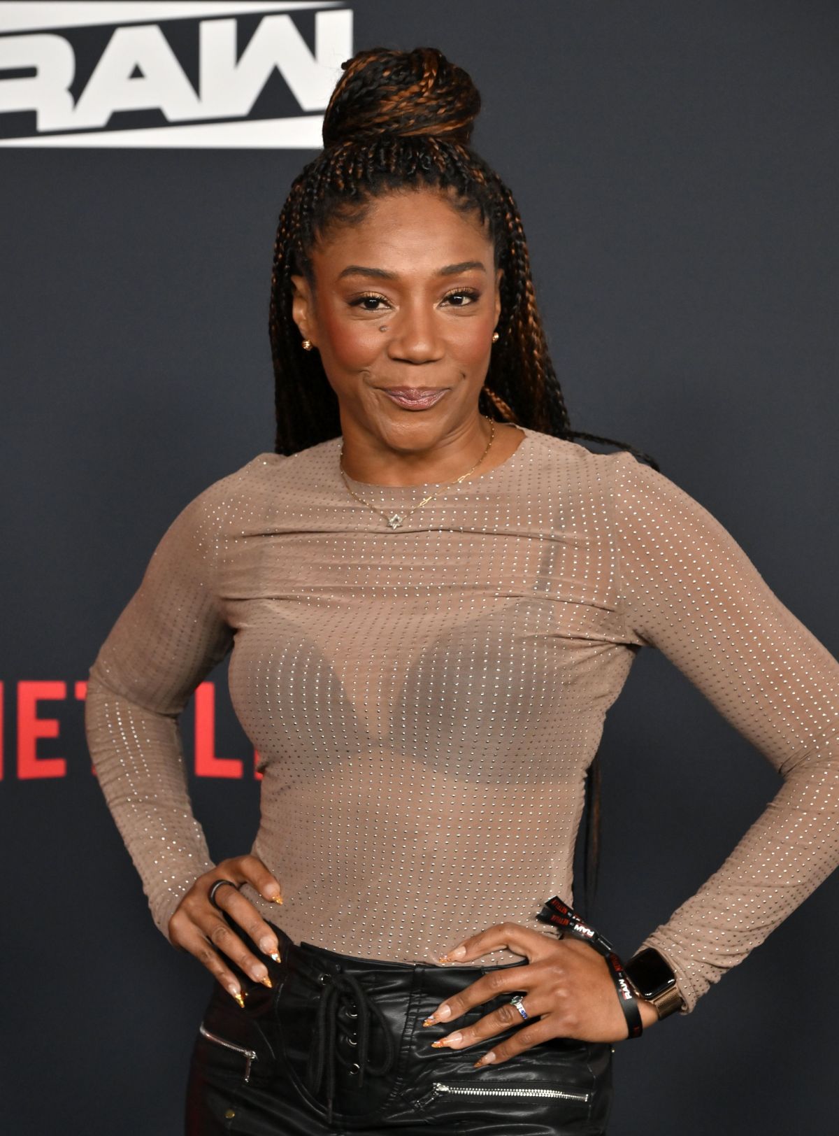 TIFFANY HADDISH at WWE Monday Night RAW Premiere at Intuit Dome in ...