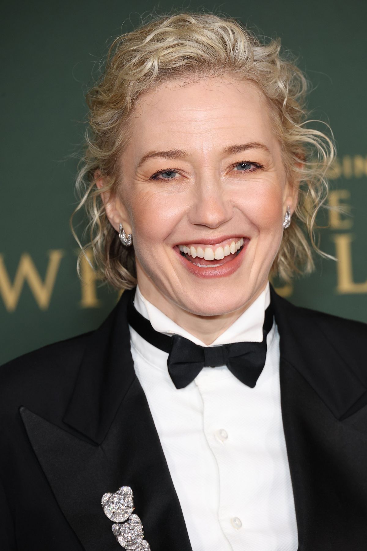 CARRIE COON at The White Lotus Season 3 Premiere in Los Angeles 02/10 ...