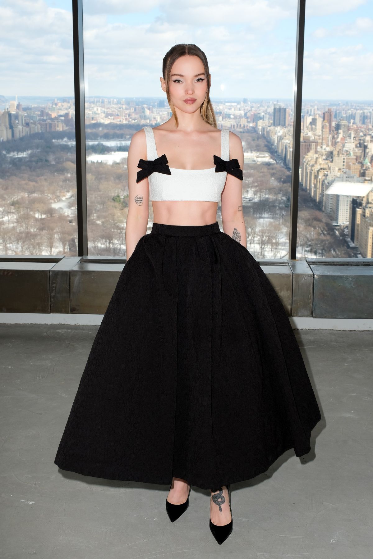 DOVE CAMERON at Carolina Herrera Fall RTW 2025 Fashion Show at NYFW in ...