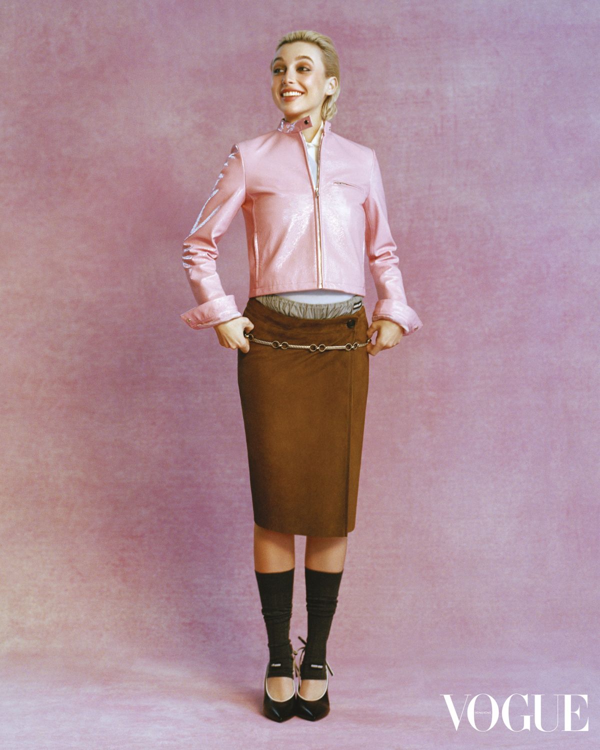 EMMA CHAMBERLAIN for Vogue Hong Kong, February 2025 – HawtCelebs