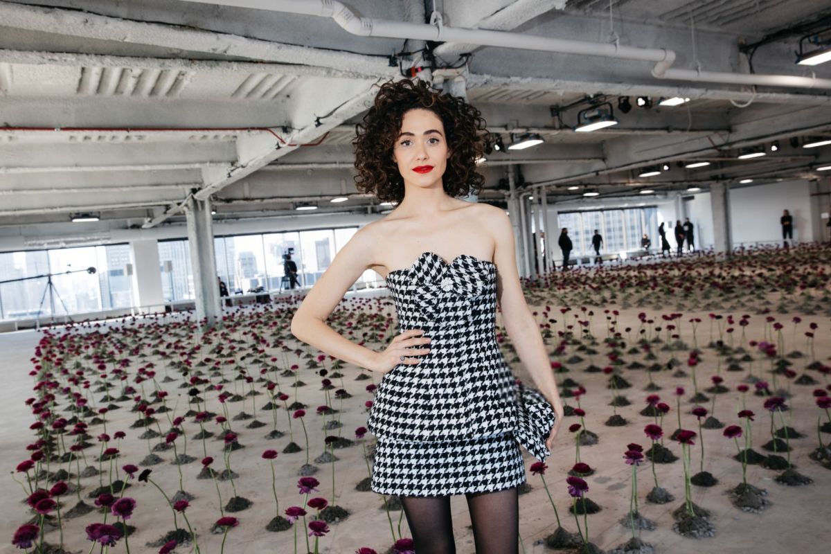 EMMY ROSSUM at Carolina Herrera Fall RTW 2025 Fashion Show at NYFW in ...