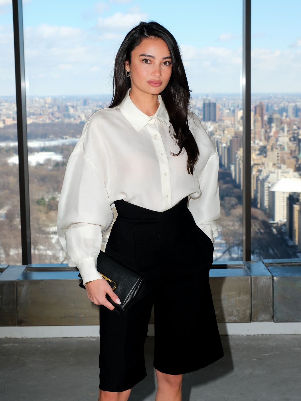 KELSEY MERRITT at Carolina Herrera Fall RTW 2025 Fashion Show at NYFW ...