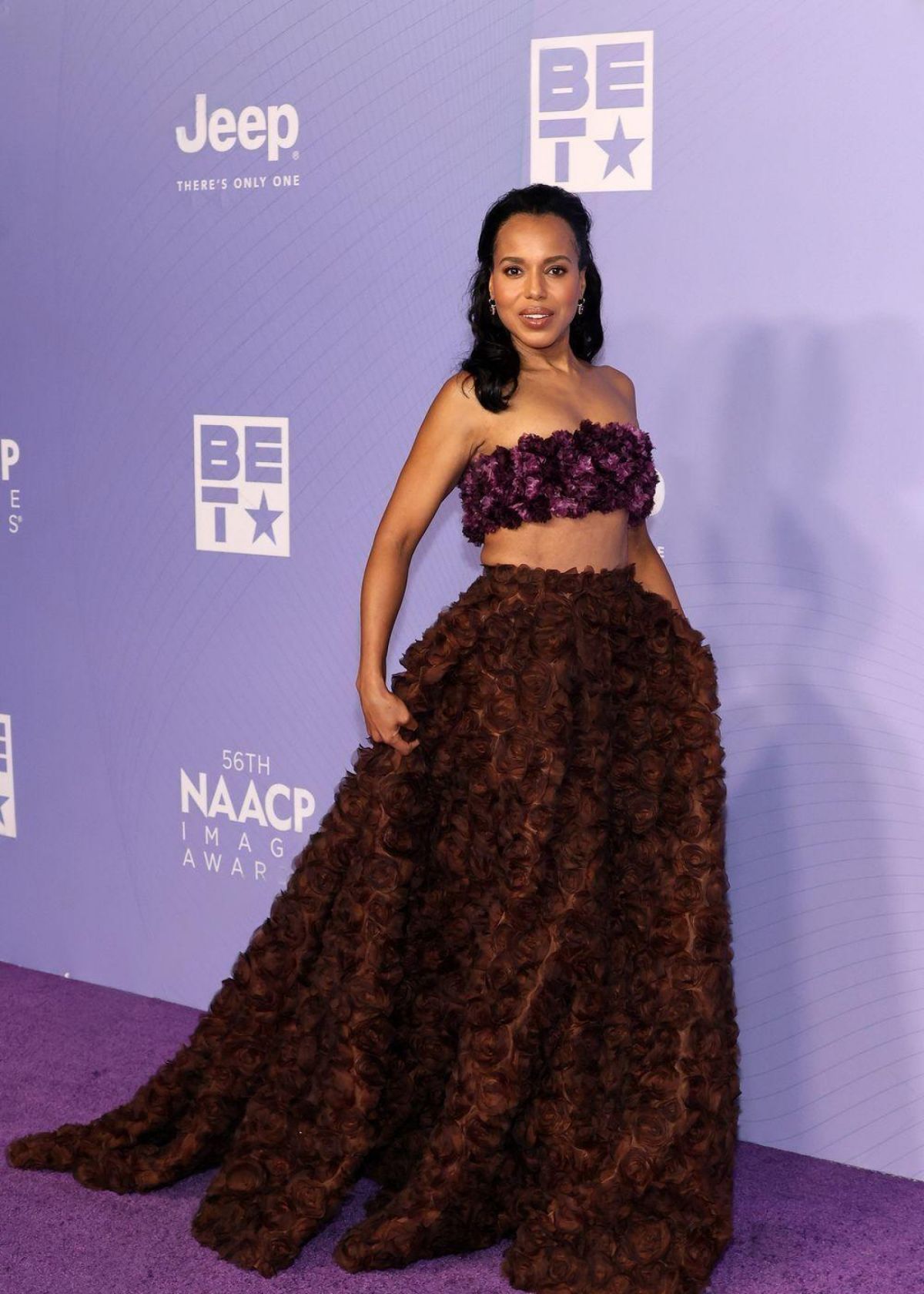 KERRY WASHINGTON at 56th NAACP Image Awards in Pasadena 02/22/2025 ...