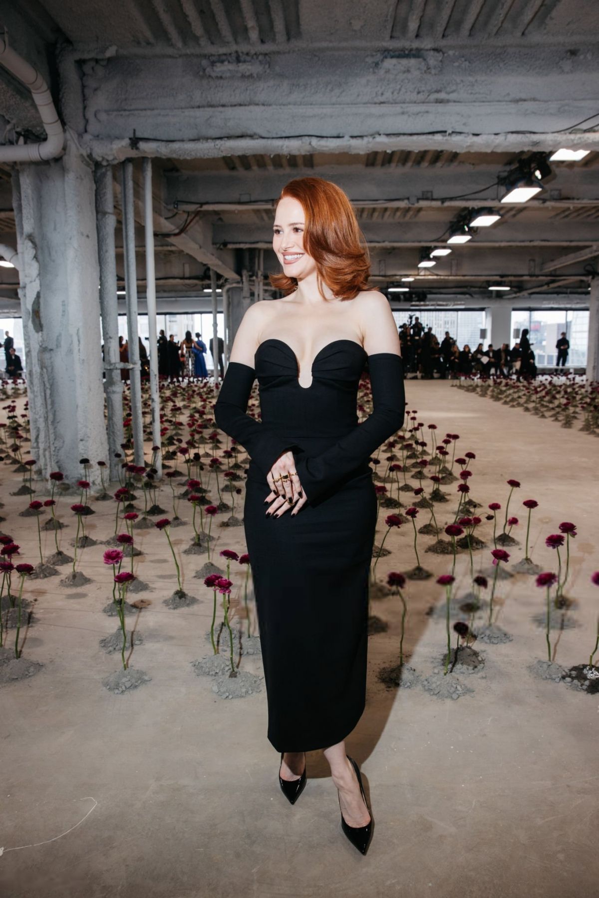 MADELAINE PETSCH at Carolina Herrera Fall RTW 2025 Fashion Show at NYFW ...
