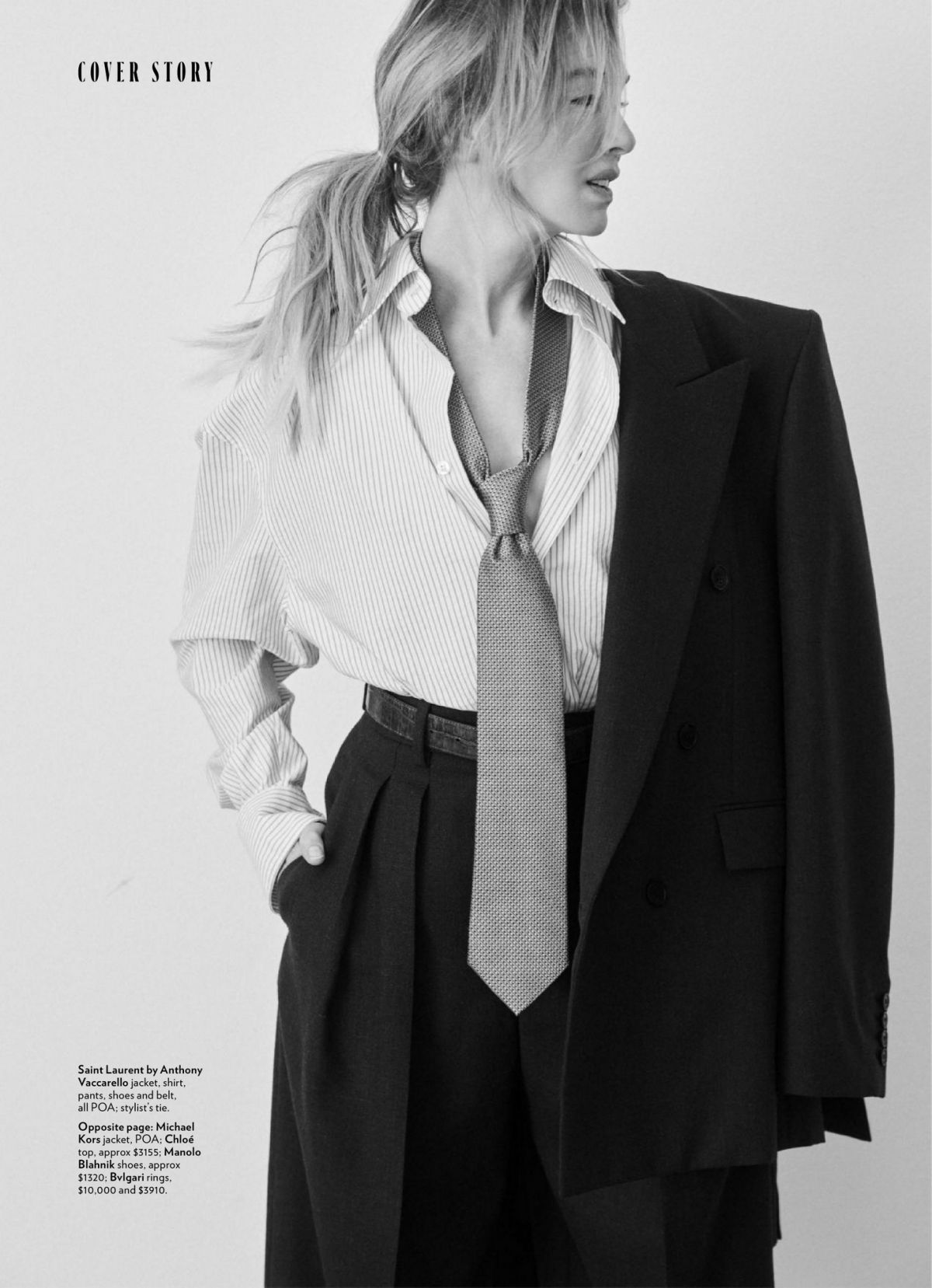 RENEE ZELLWEGER in Marie Claire Australia, March 2025 – HawtCelebs