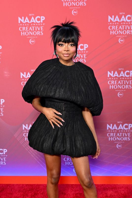 SKAI JACKSON at 56th NAACP Image Awards Creative Honors in Los Angeles ...