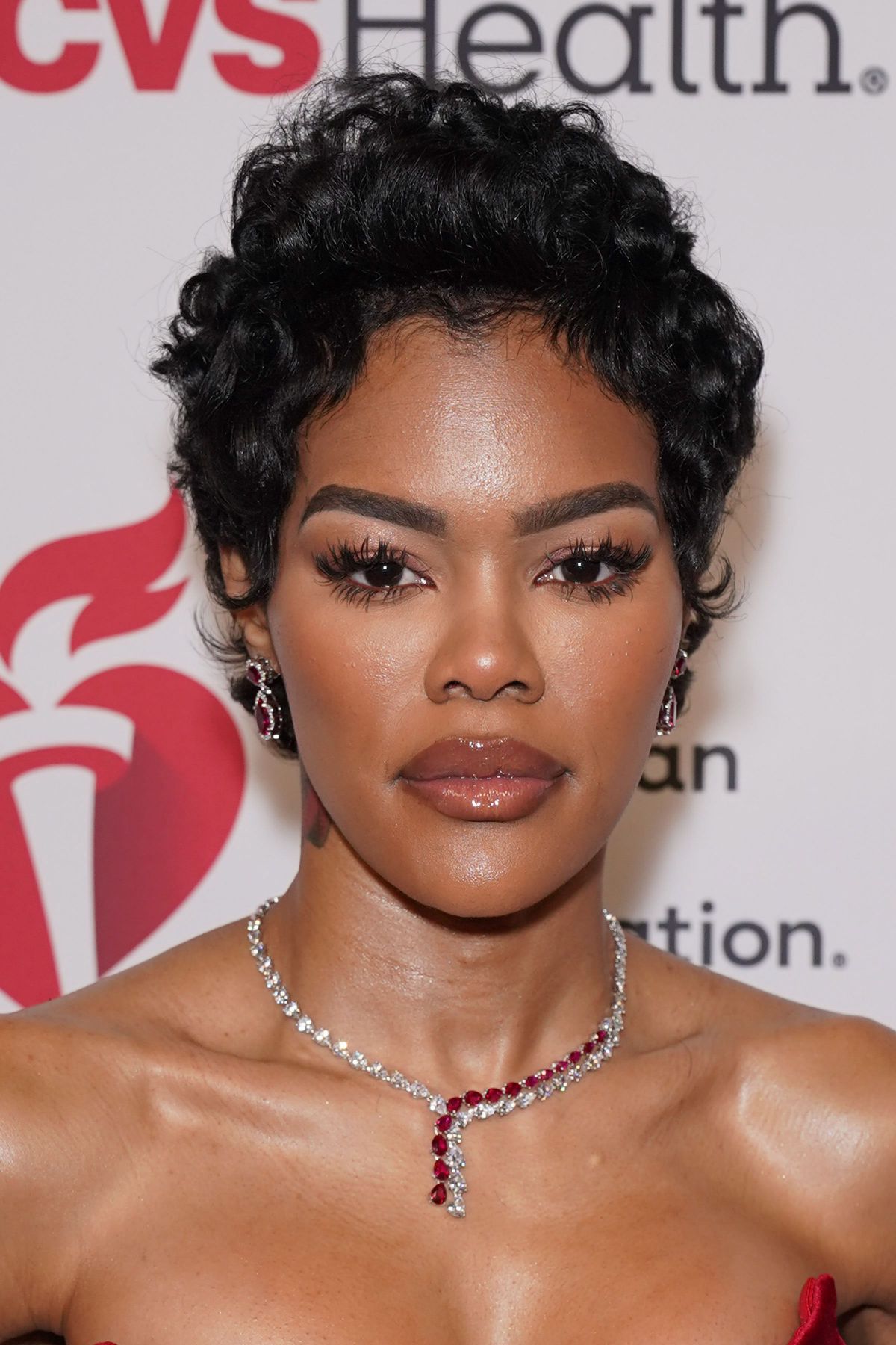 TEYANA TAYLOR at 2025 AHA’s Red Dress Collection at Jazz at Lincoln ...