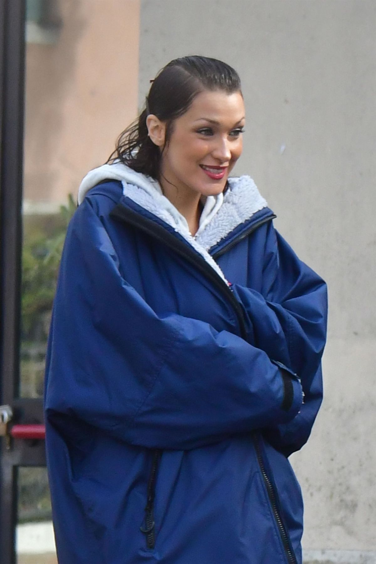 BELLA HADID on the Set of Upcoming FX Series The Beauty in Venice 03/21 ...