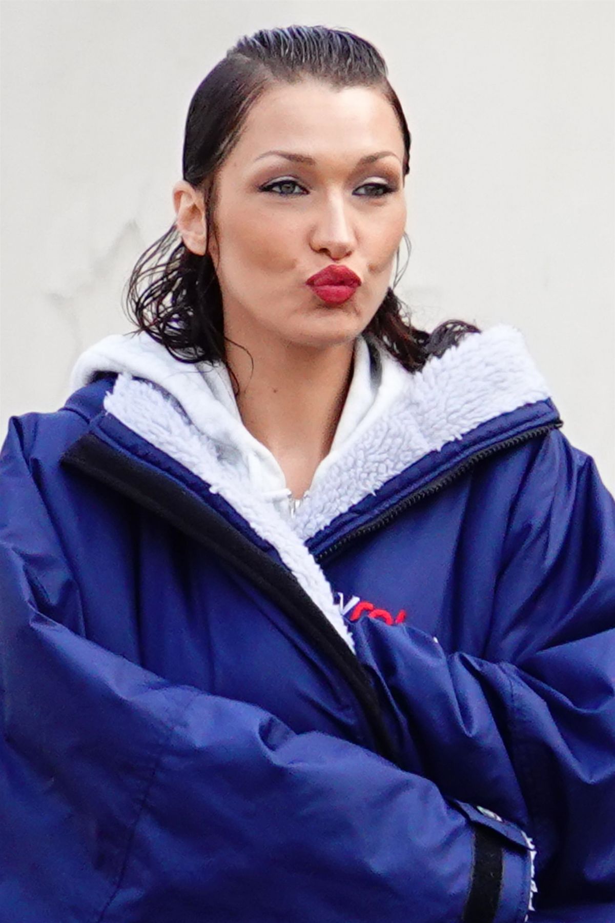 BELLA HADID on the Set of Upcoming FX Series The Beauty in Venice 03/21 ...