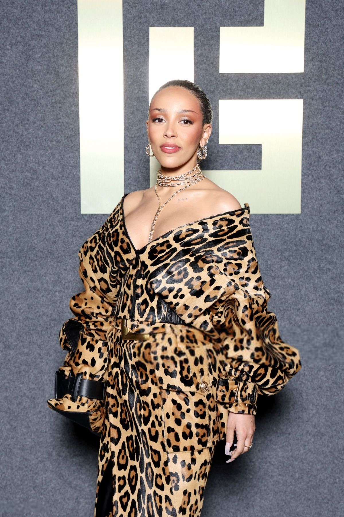 DOJA CAT at Balmain Womenswear Fall/Winter 2025 Fashion Show in Paris ...