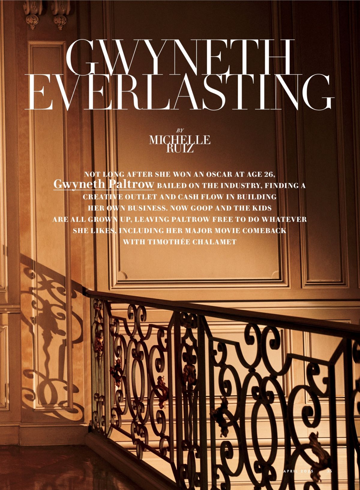 GWYNETH PALTROW in Vanity Fair, April 2025 – HawtCelebs