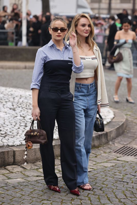 JOEY and HUNTER KING at Miu Miu Fall/Winter 2025-2026 Show at Paris ...