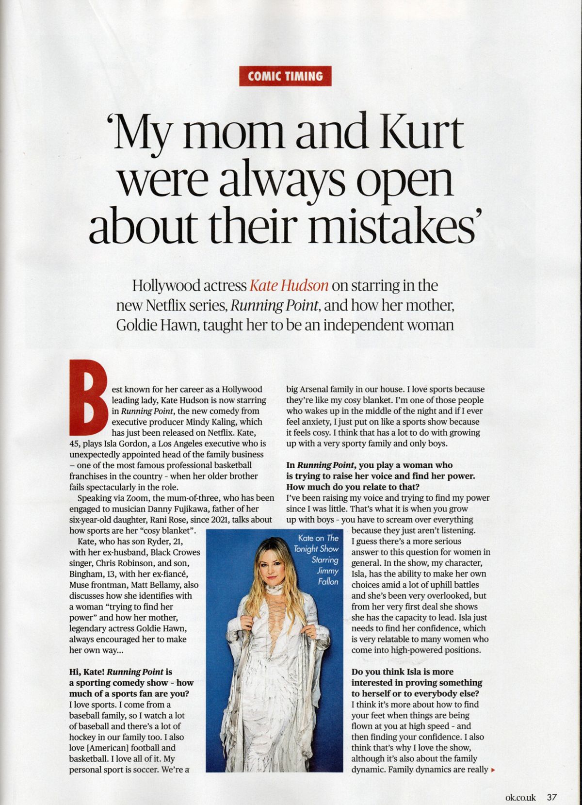 KATE HUDSON in OK! Magazine, March 2025 – HawtCelebs