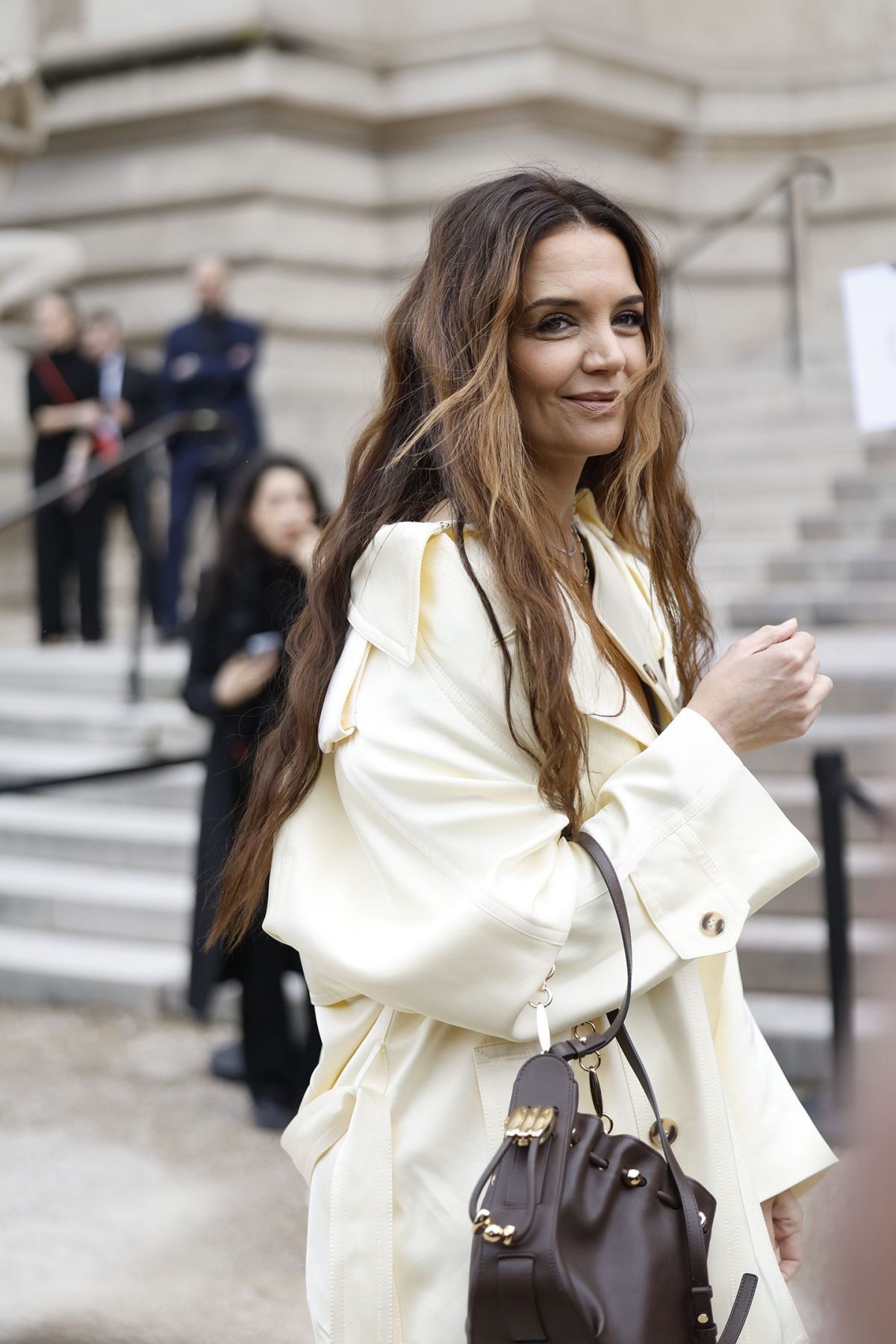 KATIE HOLMES at Zimmerman Fall RTW 2025 Fashion Show at Paris Fashion ...