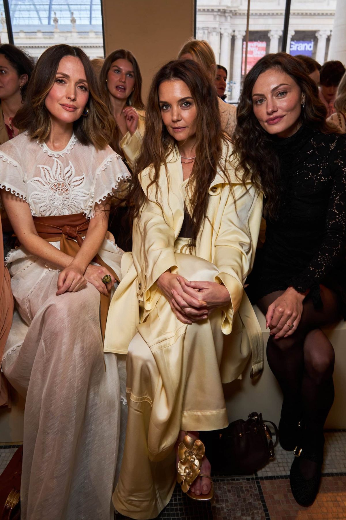 KATIE HOLMES at Zimmerman Fall RTW 2025 Fashion Show at Paris Fashion ...