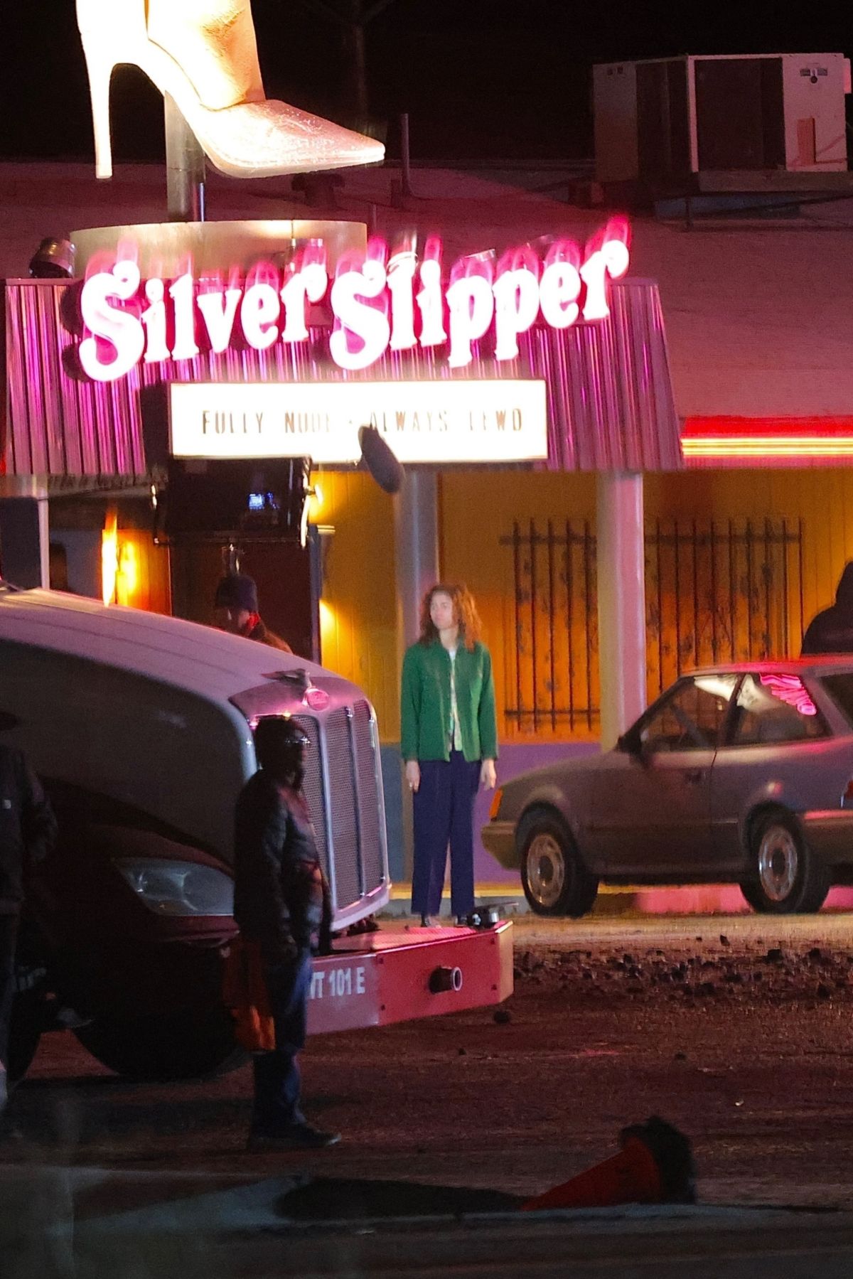 ZENDAYA Films at Strip Club for Euphoria in Los Angeles 03/01/2025 ...