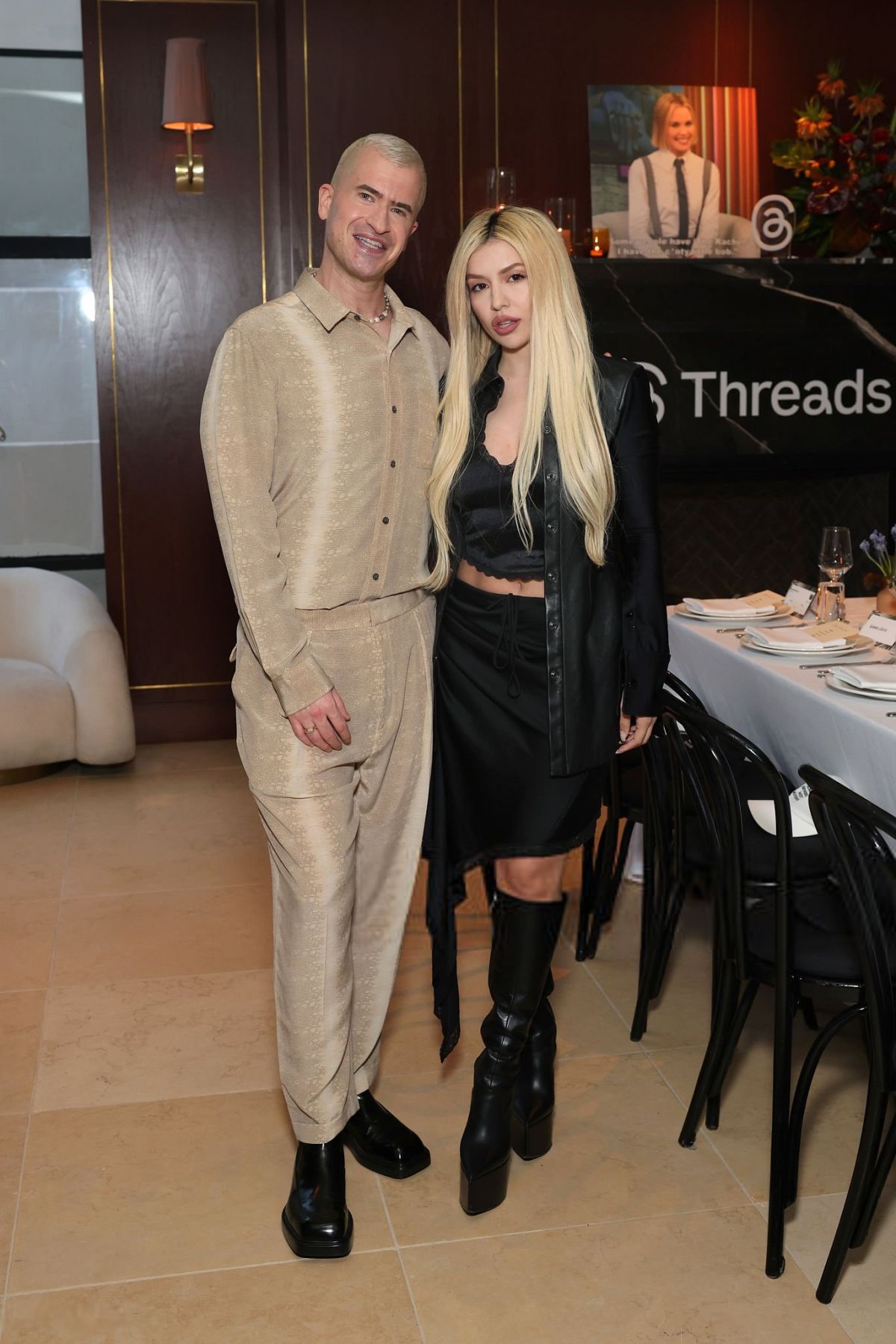 AVA MAX at Evan Ross Katz’s Chaos Dinner 3.0 Celebrating The White ...