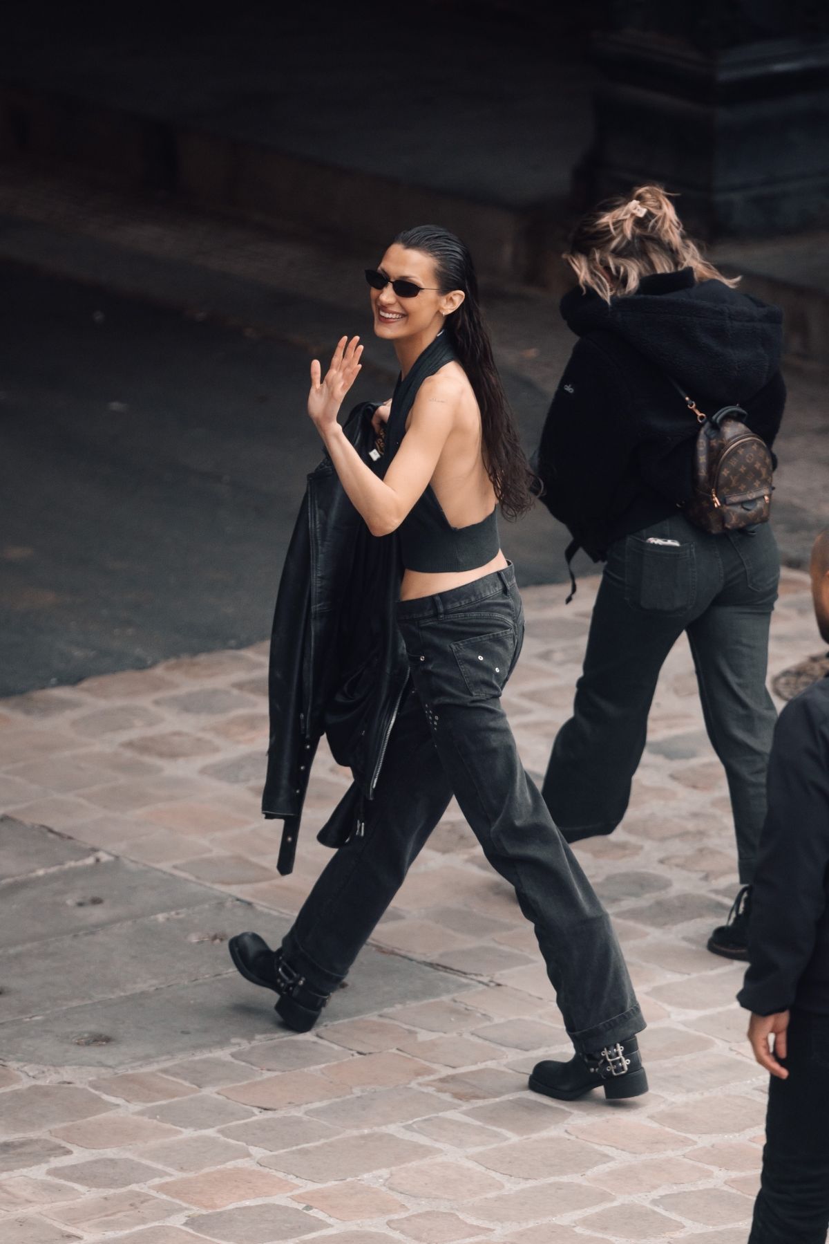 BELLA HADID Arrives on the Set hor Her New Show The Beauty in Paris 04 ...