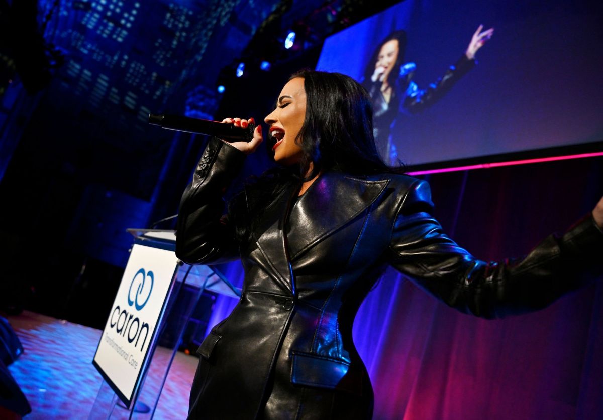 DEMI LOVATO at Caron Treatment Centers’ New York Gala in New York City ...