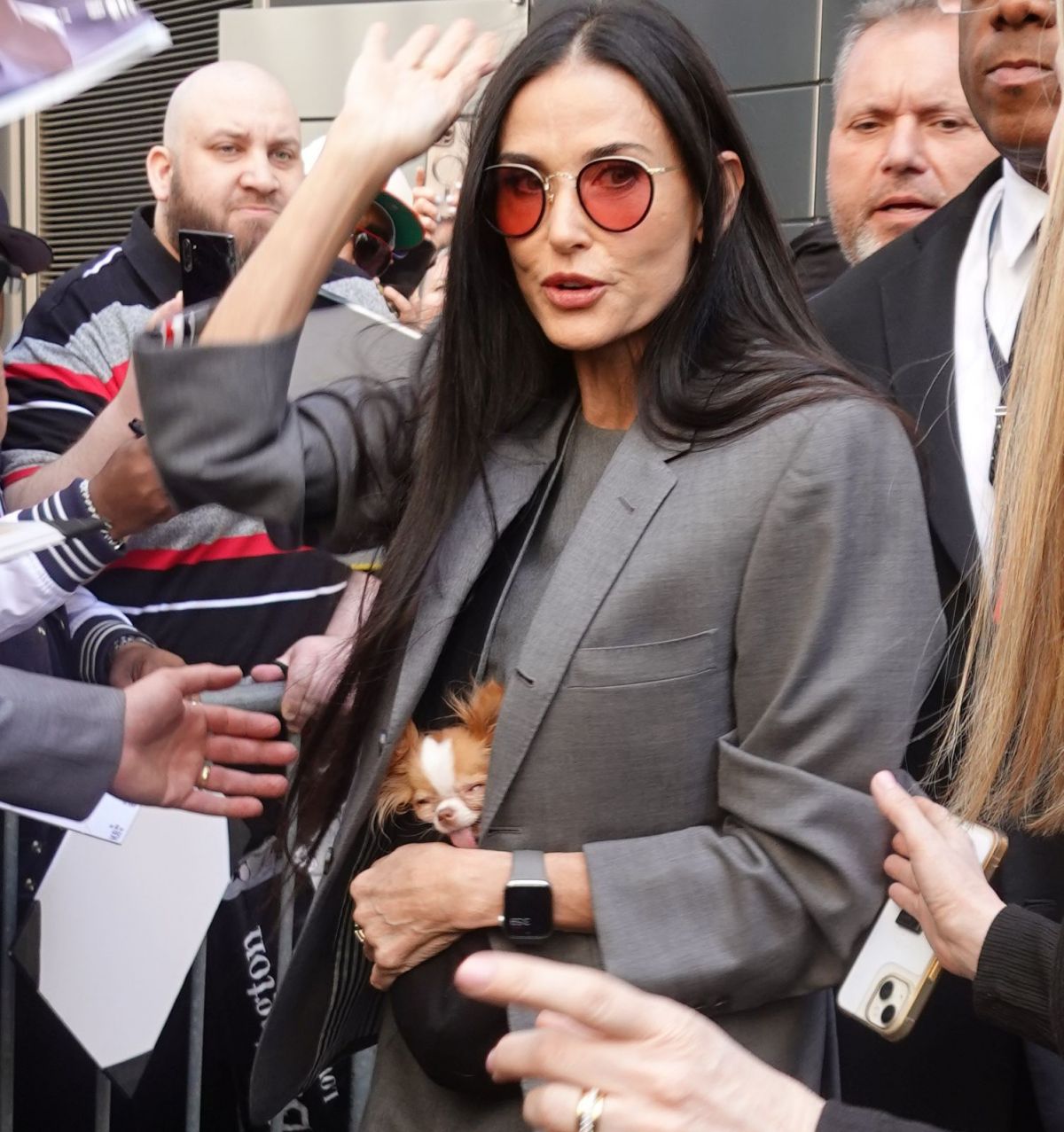 DEMI MOORE Arrives at Time 100 Event in New York City 04/23/2025 ...