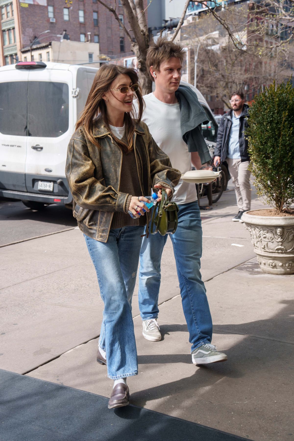 DIASY EDGAR-JONES and Ben Seed Out and About in New York City 04/18 ...
